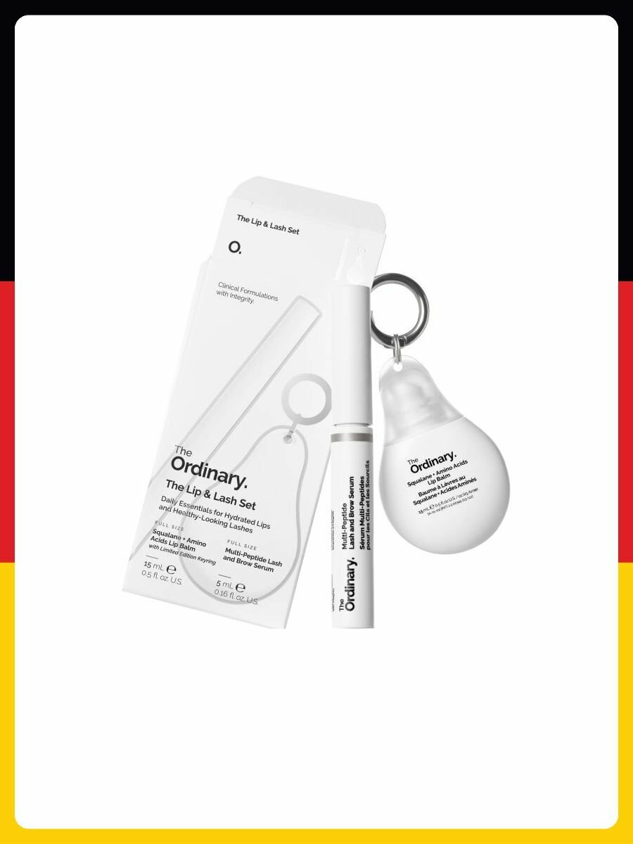 Набор уходовой косметики The Ordinary The Lip & Lash Gift set