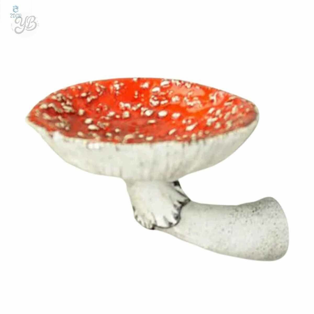 Симпатичная настенная плавающая полка в виде гриба, причудливый декор комнаты -C