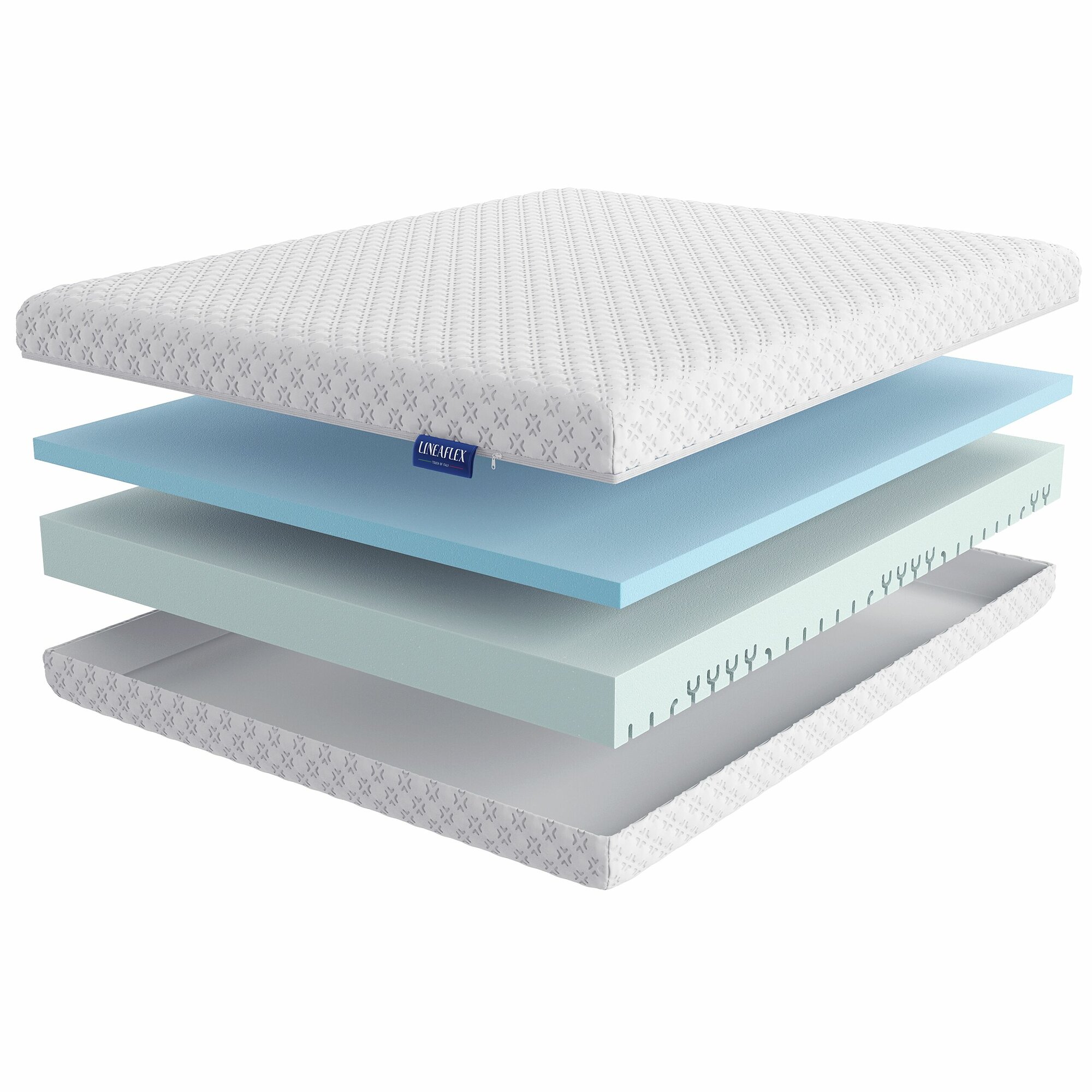 Матрас Lineaflex Active-Gel 140х200 анатомический средней жесткости Беспружинный высота 22 см