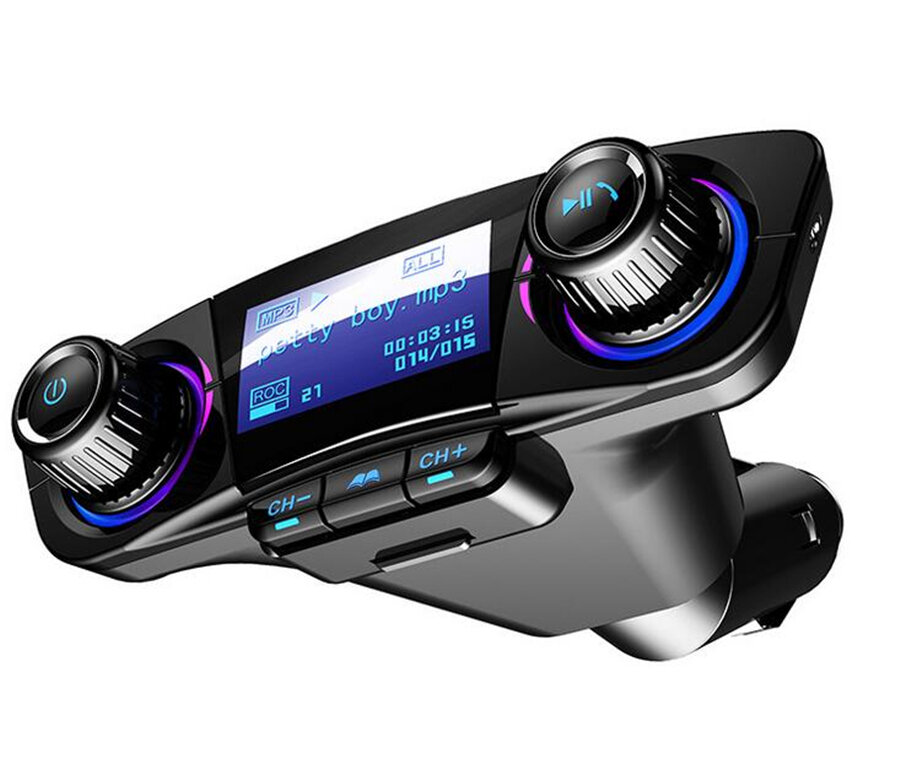 Автомобильный Комплект Громкой Связи 12V Bluetooth FM-Передатчик Радио MP3-Плеер USB Зарядное