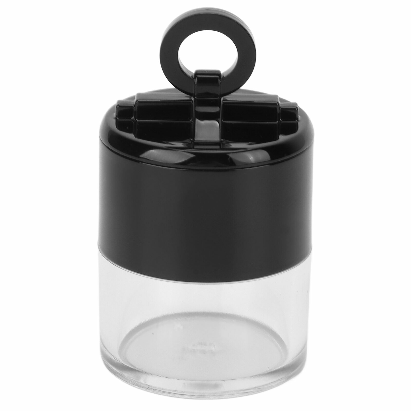 Пустая коробка для рассыпчатой пудры Мини-портативный пустой контейнер для пудры для макияжа с флокирующейся пуховкой (в форме гриба)