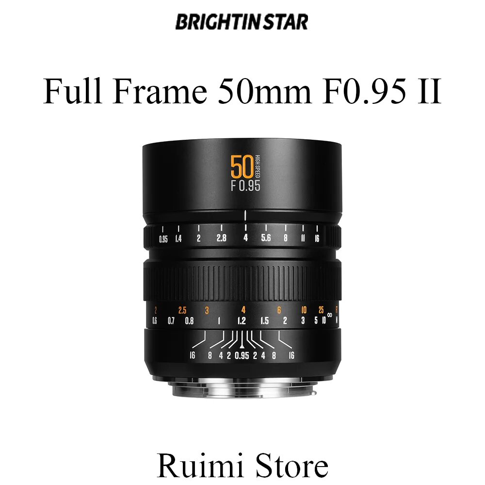 VILTROX Brightin Star 50 мм f0.95 II полнокадровый объектив Sony E Mount