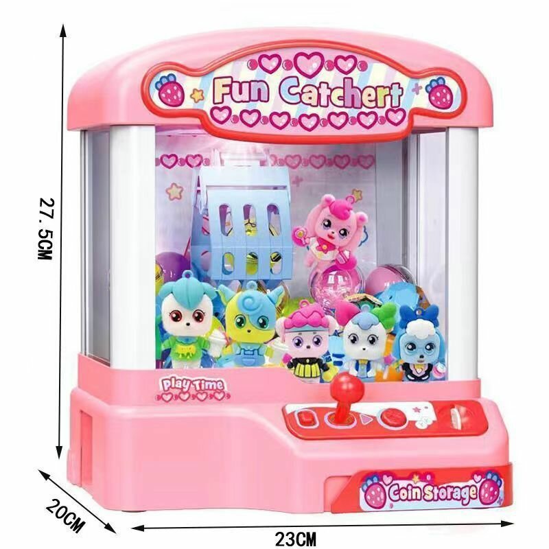 Игровой автомат хватайка, аппарат для ловли игрушек, развивающие игрушки для мальчика,1719100213-9o66 и девочки, красный