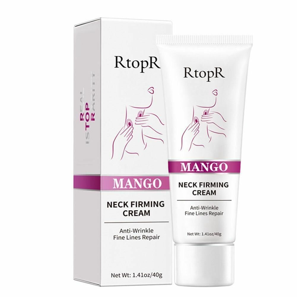 Крем для шеи массажный для шеи и зоны декольте лифтинг эффект от морщин подтягивающий и омолаживающий