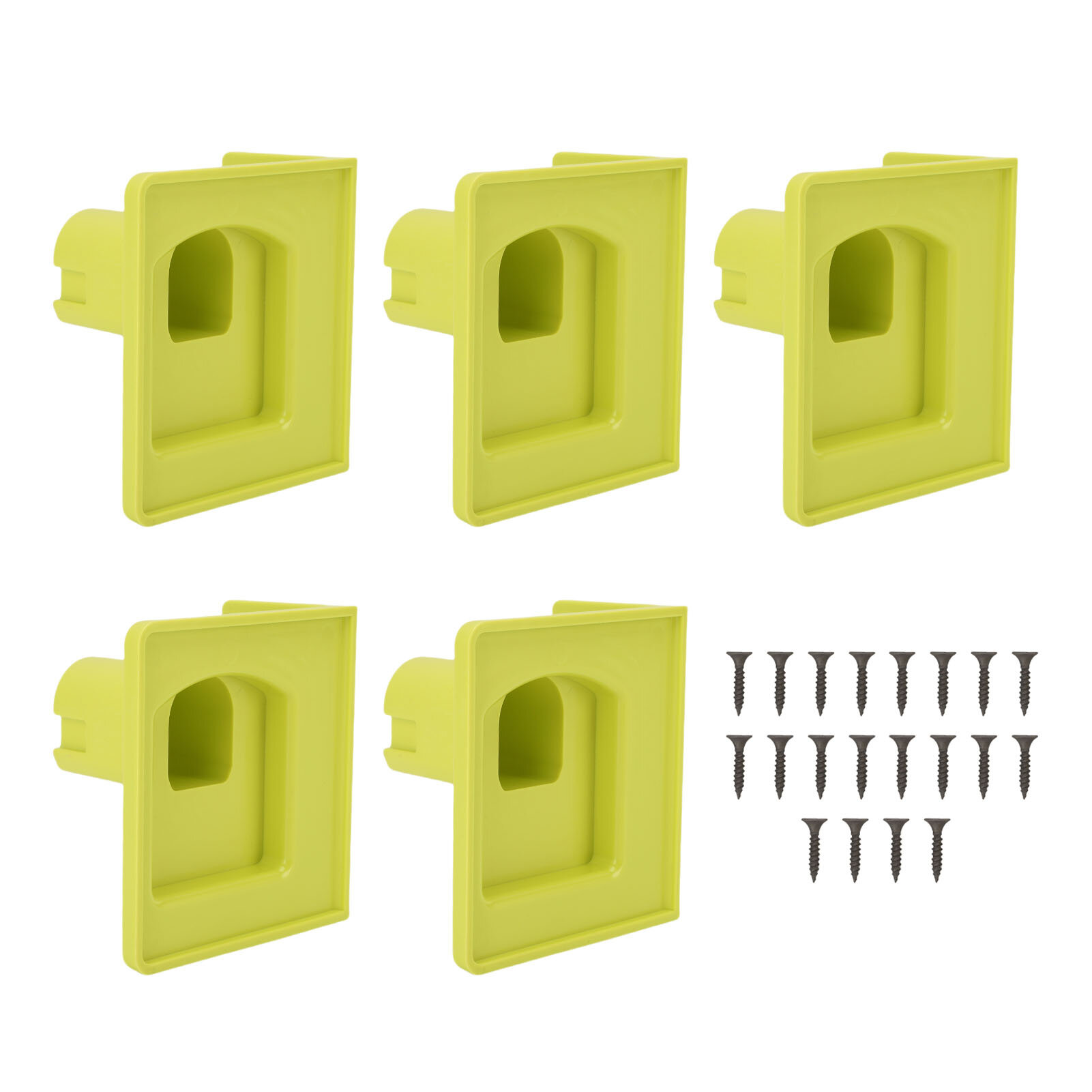 5 шт. Подставка для инструментов из ABS-пластика, настенный кронштейн для верстака, гаража и мастерской.