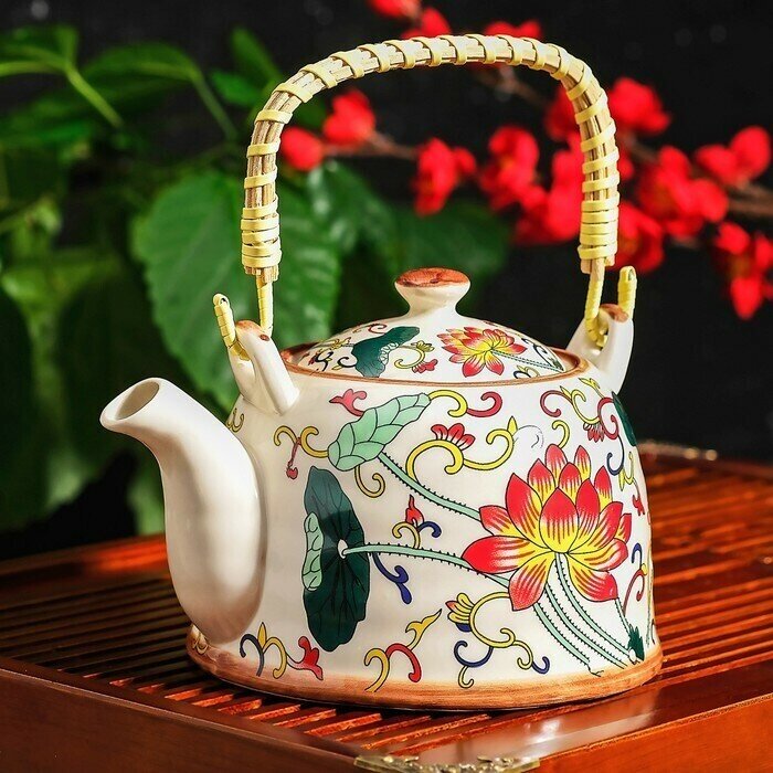 Чайник заварочный Лотос , 900 мл, с металлическим ситом