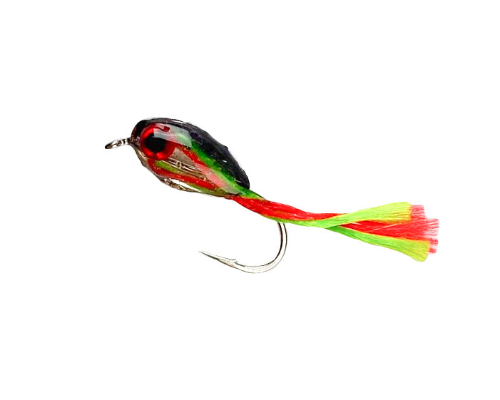 Уловка Малек 3D №10 Fluo цитрусовый/красный приманка для спиннинга окуня щуки рыбы