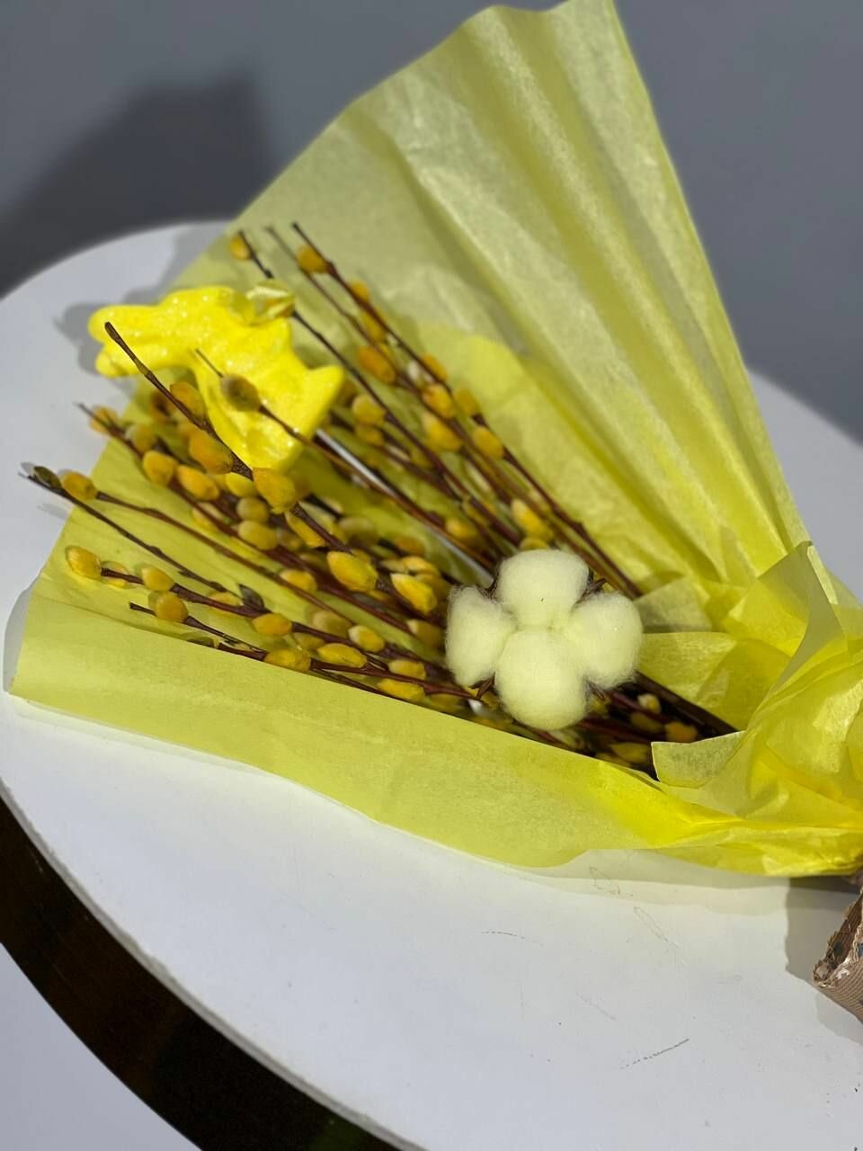 Верба живая 21шт / Вербный букет / Пасхальная композиция