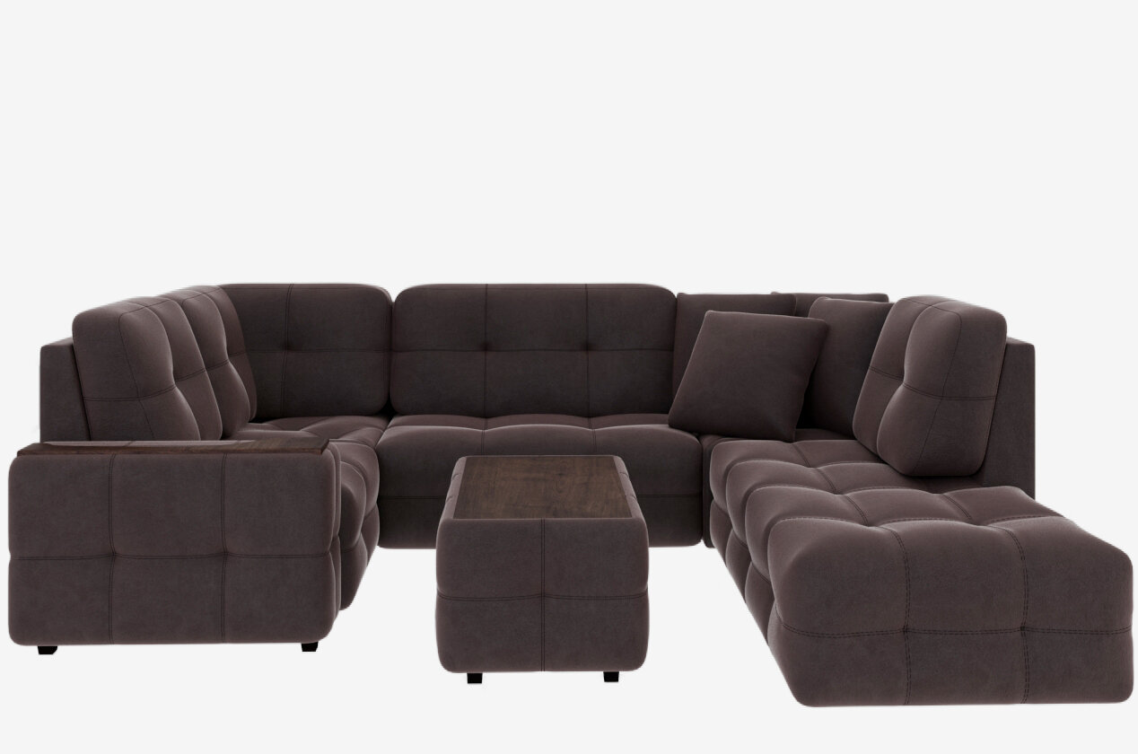 Диван модульный Спилберг (Марта) малый Velour Cocoa