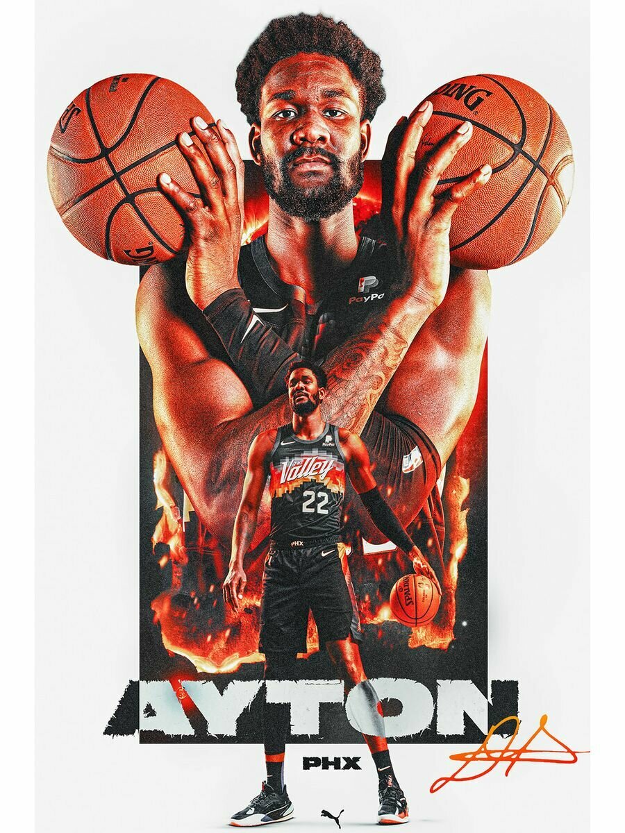 Постер "Bright NBA. Деандре Эйтон"