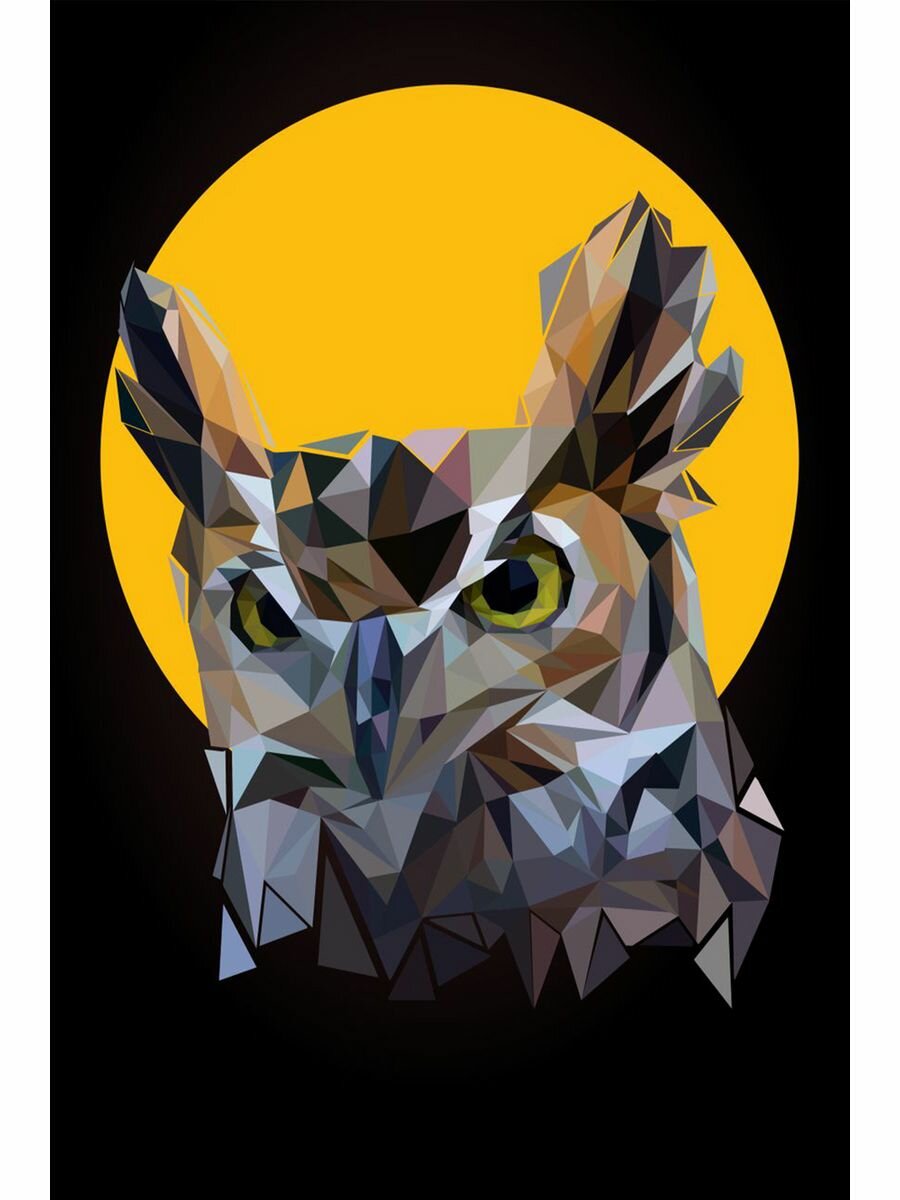 Постер "Животные поп-арт. Сова"