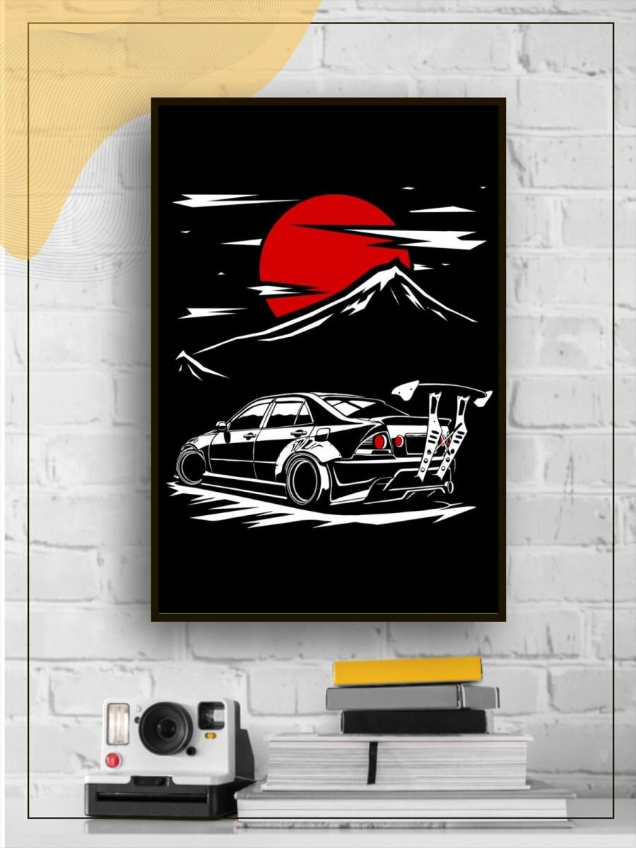Постер "JDM Black. IS300 Altezza" — фото 1