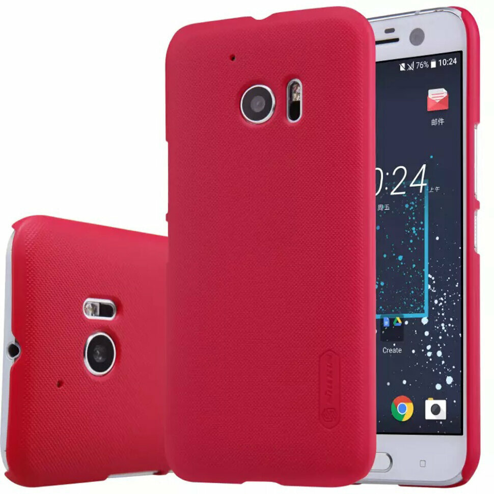 Накладка Nillkin Frosted Shield пластиковая для HTC 10 Lifestyle Red (красная)