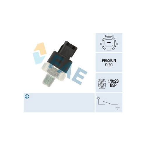 Датчик давления масла для автомобиля, FAE 12555 (1 шт.)