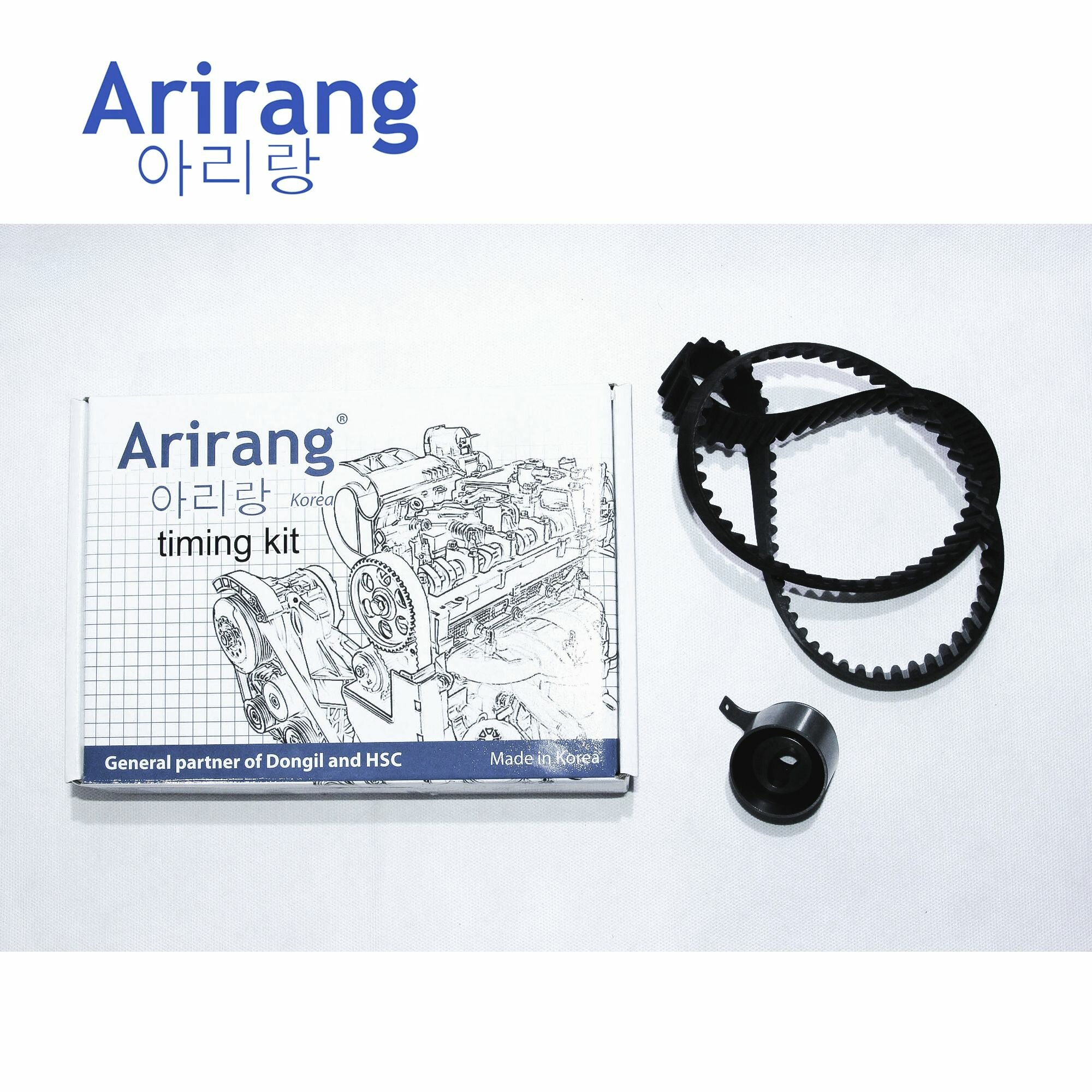 Ремкомплект ремня ГРМ для Комплект ГРМ Daewoo Matiz 0.8 / арт. ARG104004 / бренд ARIRANG / OEM 94580139