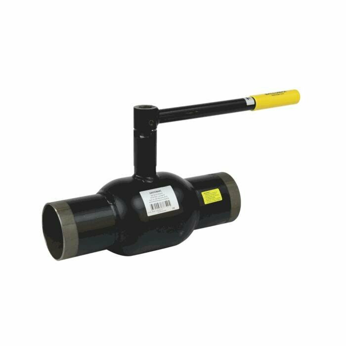 Кран шаровой сталь 09Г2С Ballomax КШТ 60.102 Ду 80 Ру25 п/привар L=370мм BROEN КШТ 60.102.080. А.25