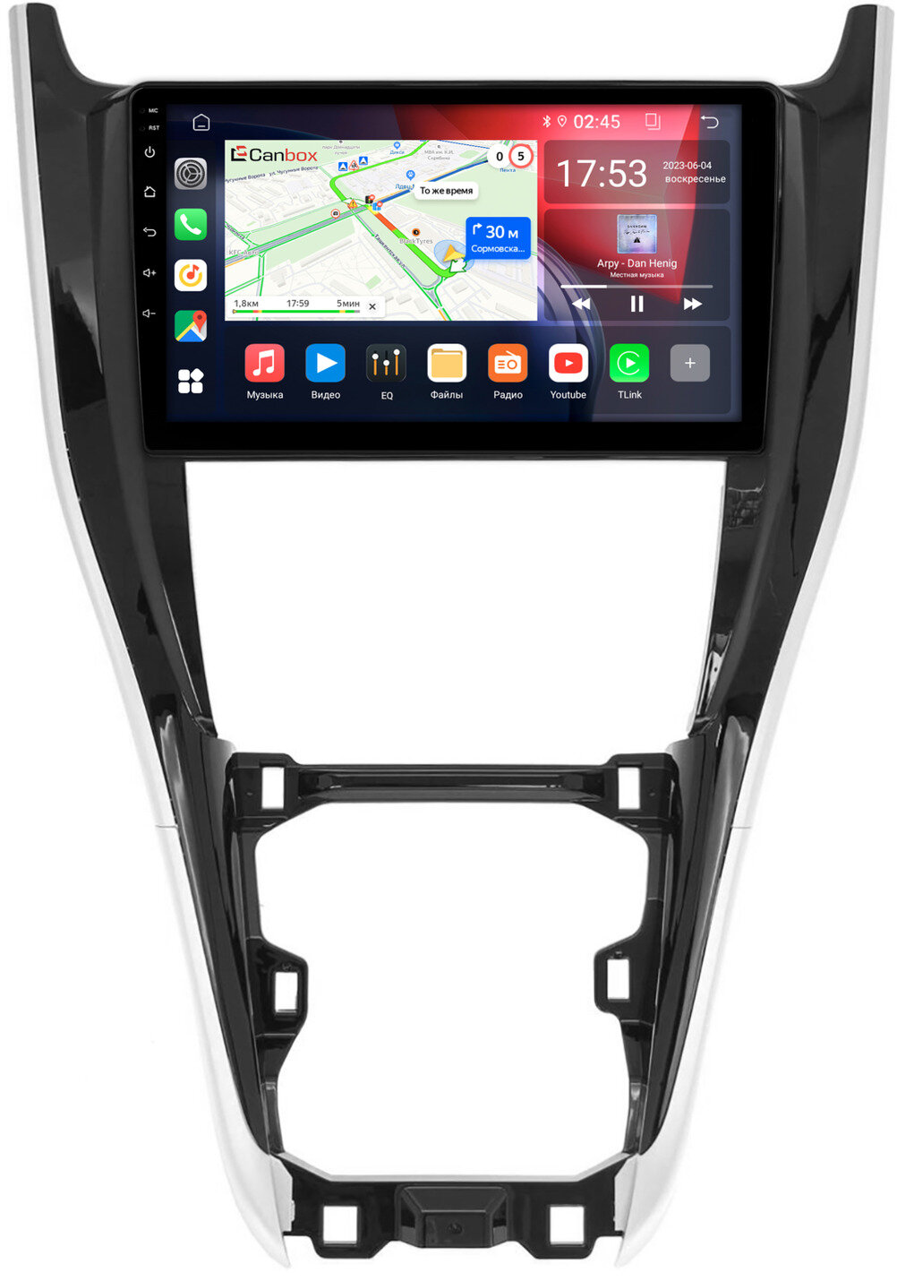 Штатная магнитола Canbox GT10-1092 Toyota Harrier 3 (XU60) 2013-2017 (авто без кругового обзора) Android 10 (IPS, DSP, CarPlay)