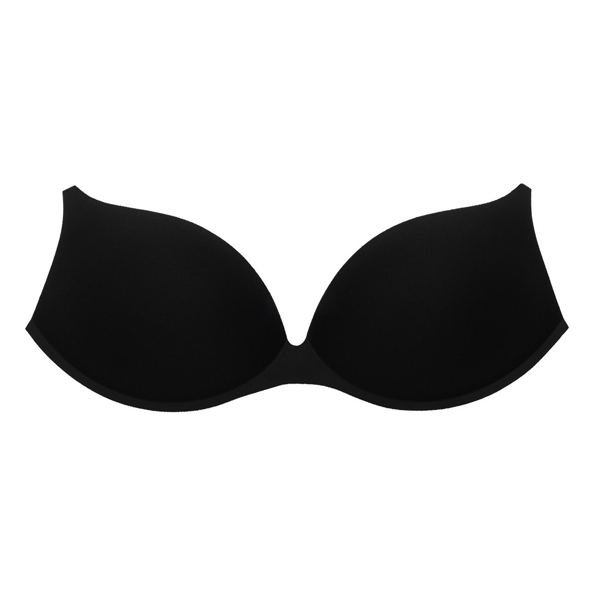 AC-44 Моночашки корсетные с уступом под бретель с эфф. push-up, р.85 (черный)