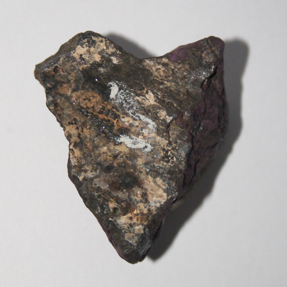 Гетерозит "True Stones", коллекционный, пурпурит, 36x33x15 мм