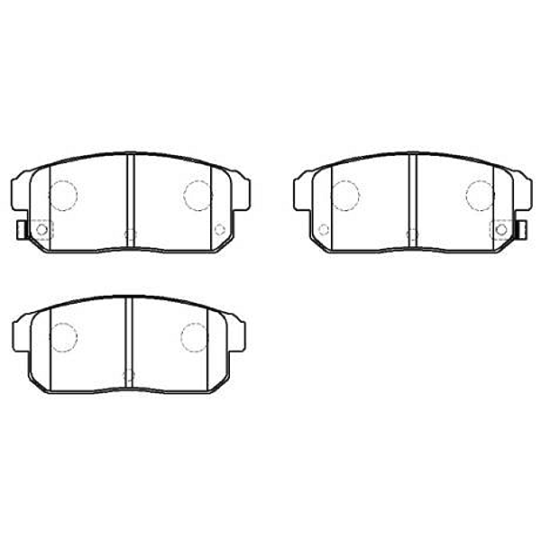 HSB HP9742 колодки тормозные дисковые suzuki: Swift (Свифт) rx-8