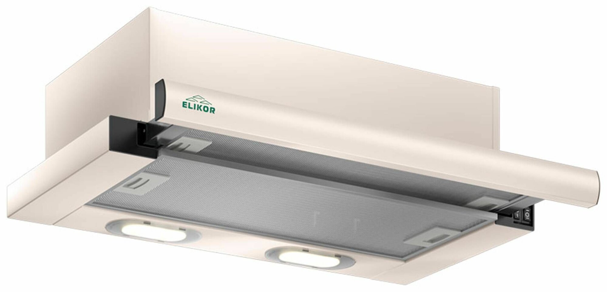 Вытяжка ELIKOR Интегра 50П-400-В2Л, топленое молоко/топленое молоко