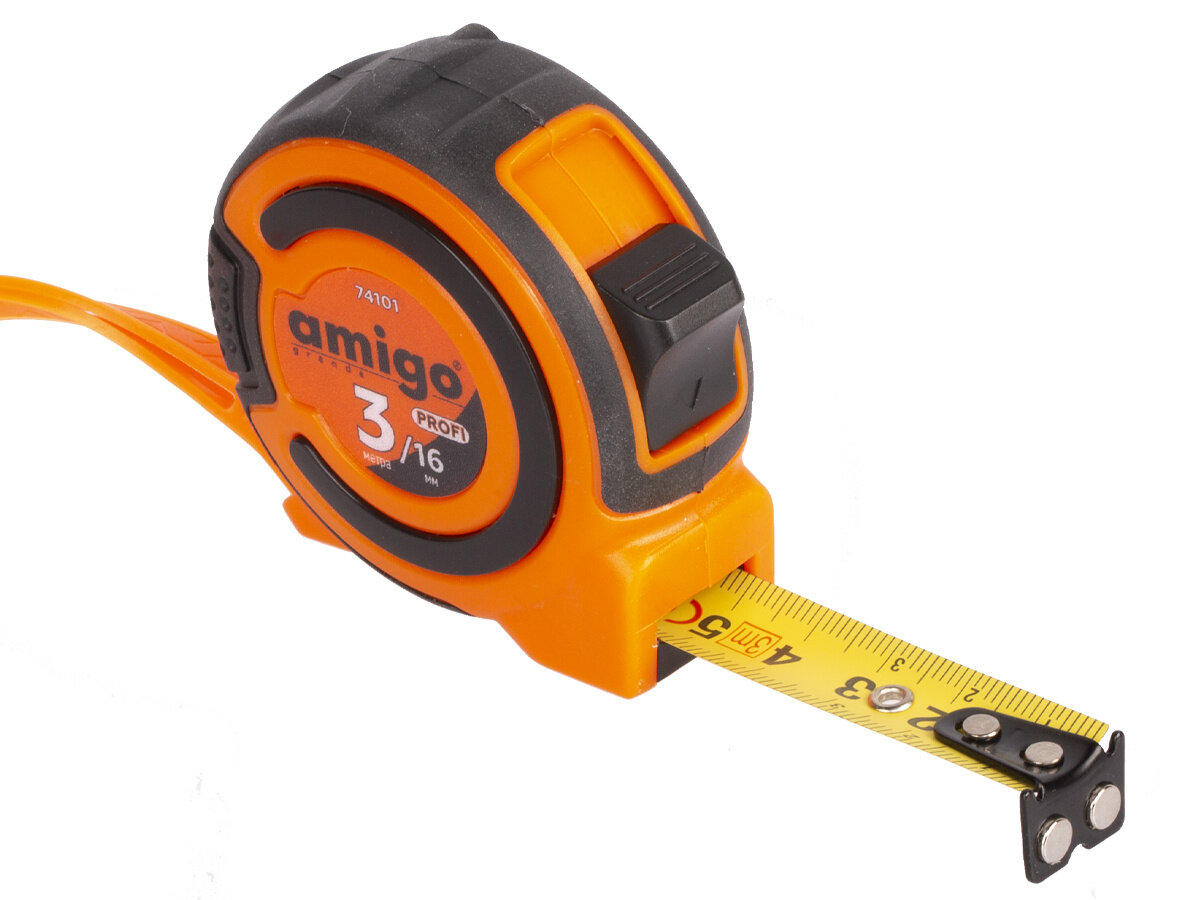 AMIGO Рулетка 3 м х 16 мм AMIGO, 74101