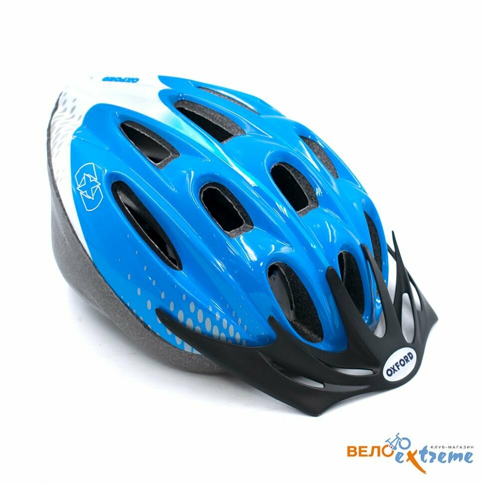 Велошлем Oxford F15 Blue/White (53-57см)