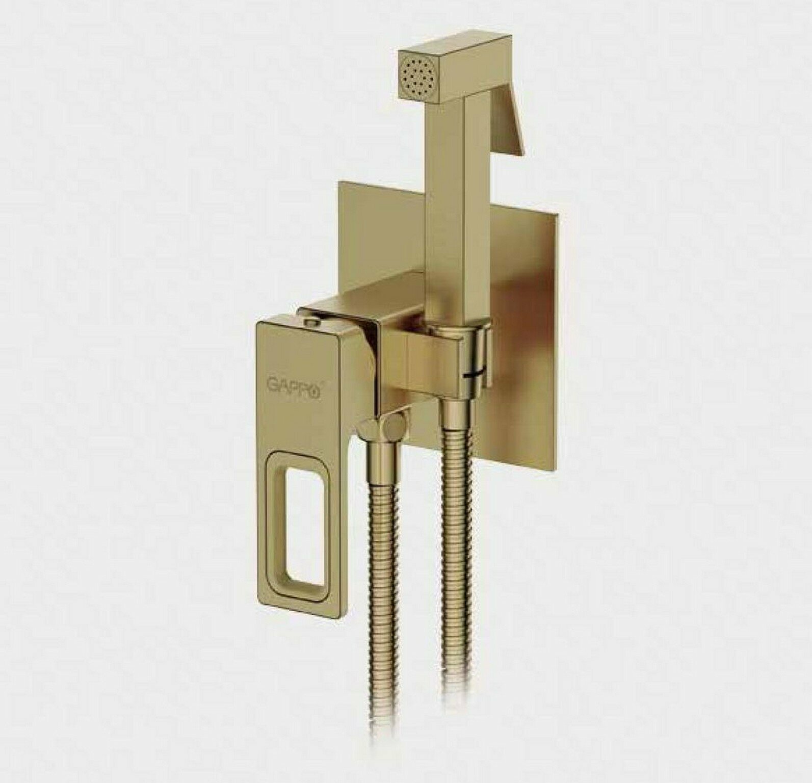 Гигиенический душ G7217-3 Gappo, встраиваемый, золотой сатин, латунь