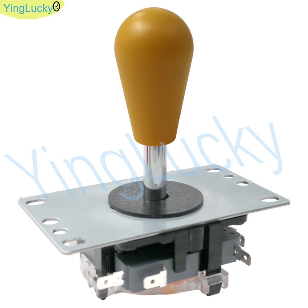 Аркадный джойстик YingLucky с желтым овальным шаром