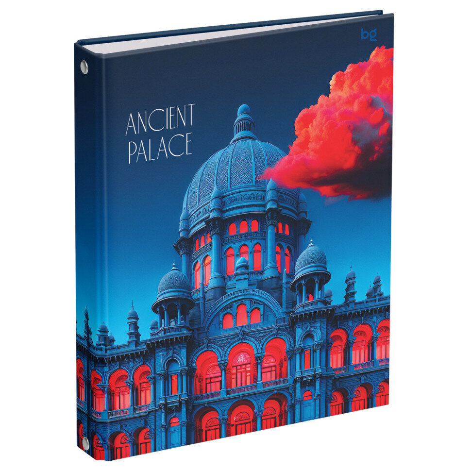 Тетрадь на кольцах А5, 120л, BG "Ancient palace", матовая ламинация, 372869