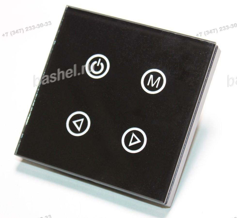 Сенсорная панель контроллер RGB IC-TP002 (12-24V, 144-288W), 86х86х37мм