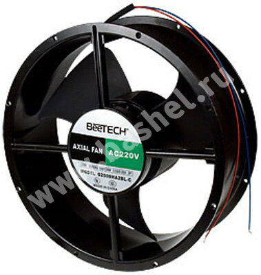 246х246х89мм, G2509HA2BL-C, Вентилятор, JIULONG, 220VAC, 0.6A