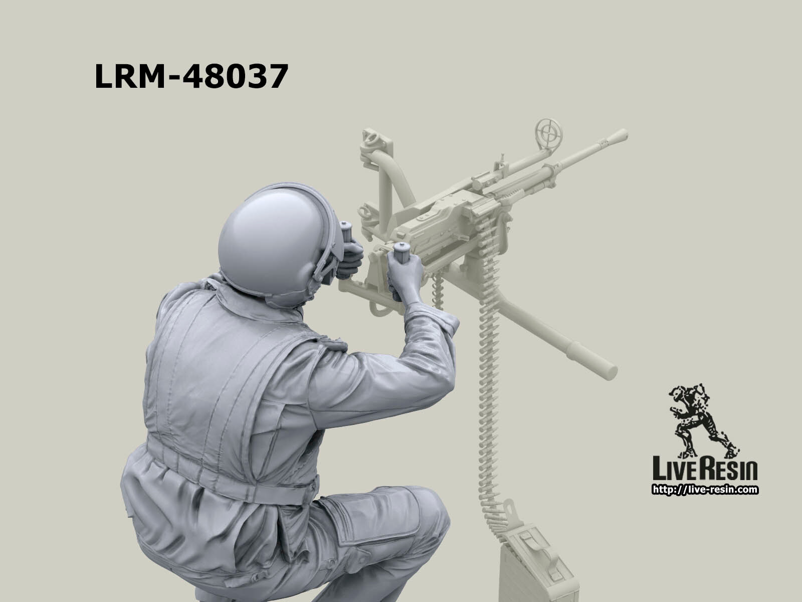 LRM48037 Советский бортмеханик-стрелок вертолета. Война в Афганистане, фигура 6
