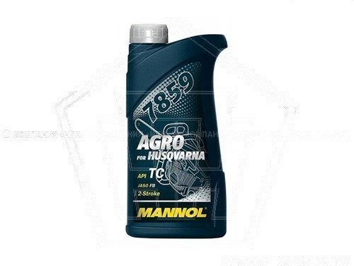 Масло mannol моторное 2-х тактное agro for husqvarna (1л) синтетика
