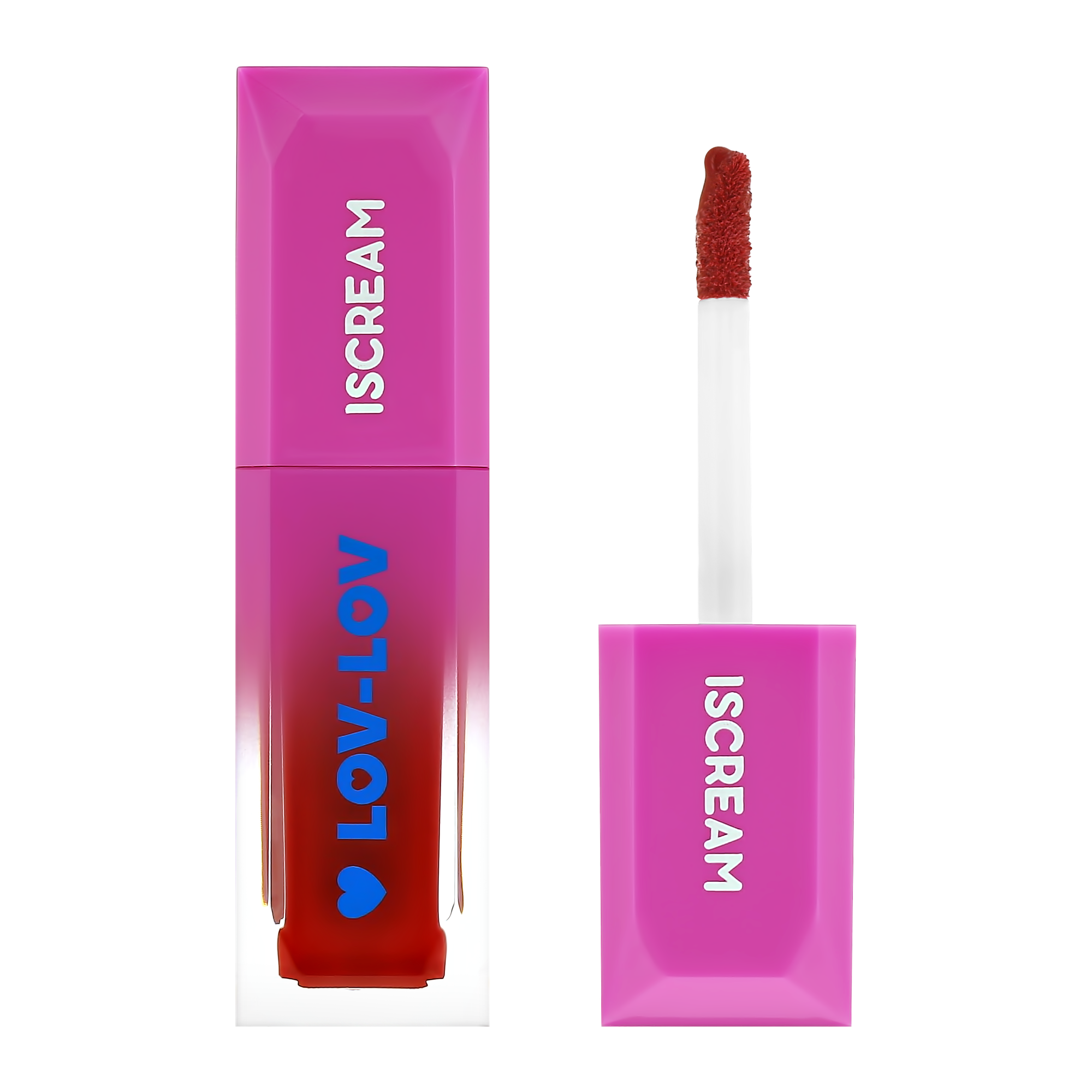 Помада-блеск для губ ISCREAM LOV-LOV тон 02