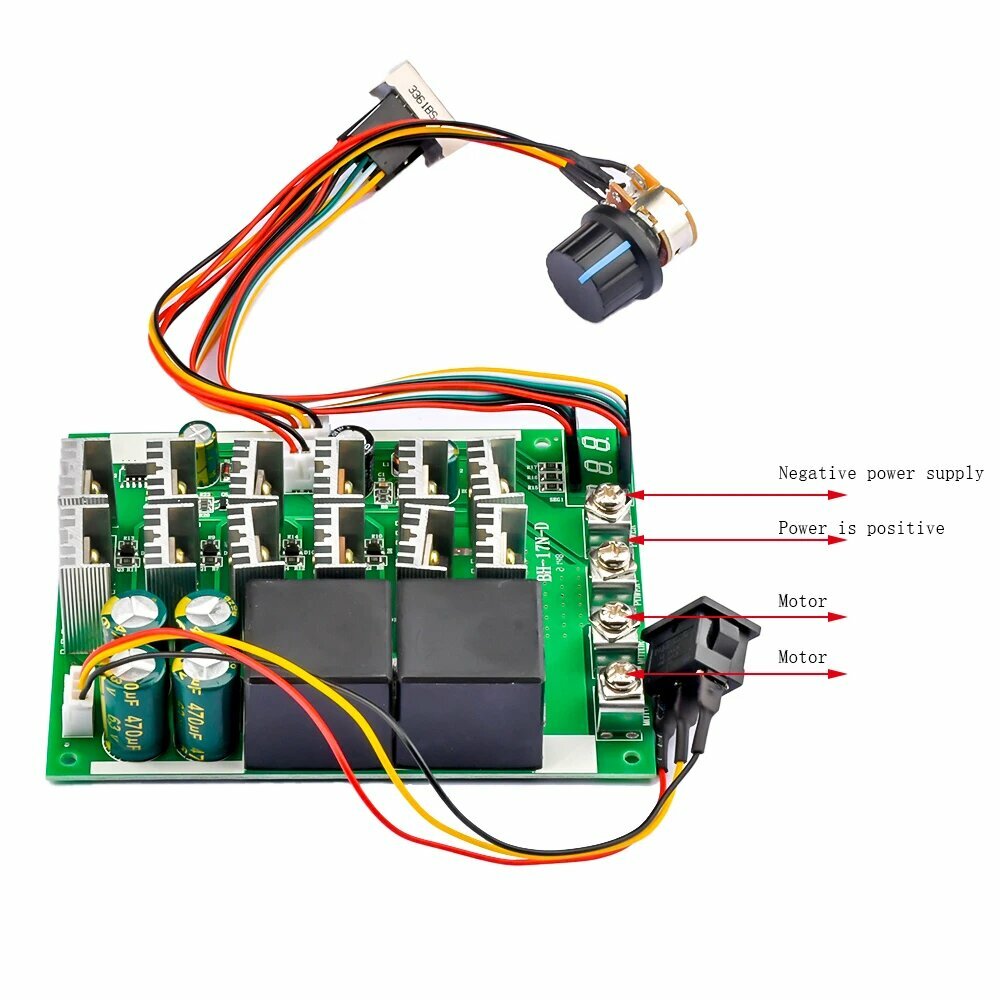 Контроллер двигателя DC10-55V 60A