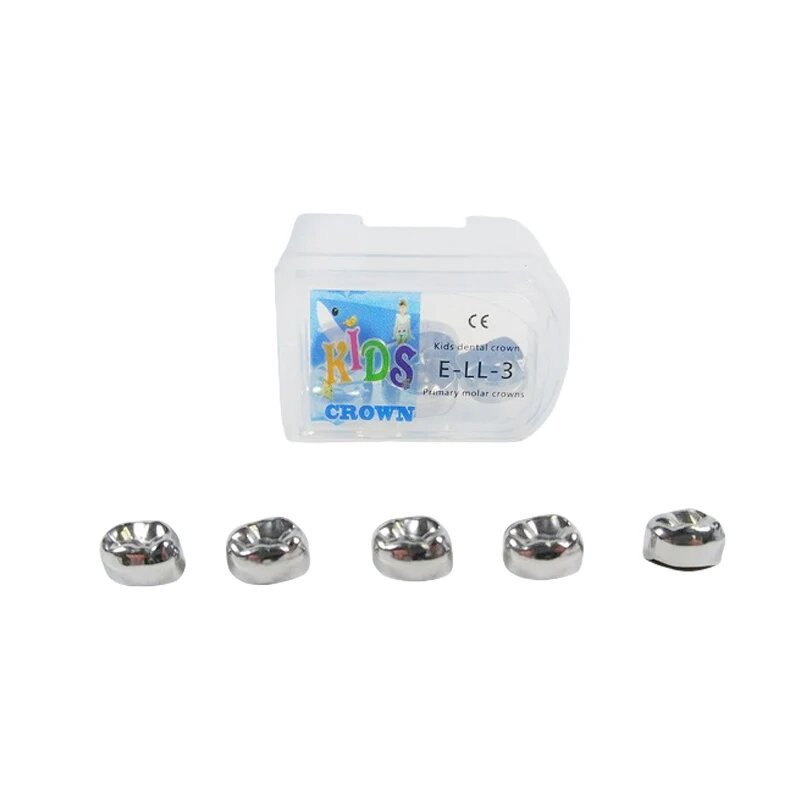 5 шт, детские короны Let me see из нержавеющей стали для зубов Lower Left E3