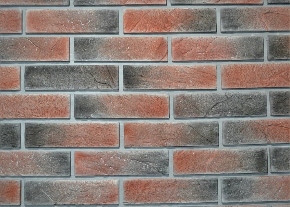 Декоративный Кирпич Русский Камень Старый Лофт Артикул 08.28 Ш24.2хВ6.2хТ0.9 см 1м2.