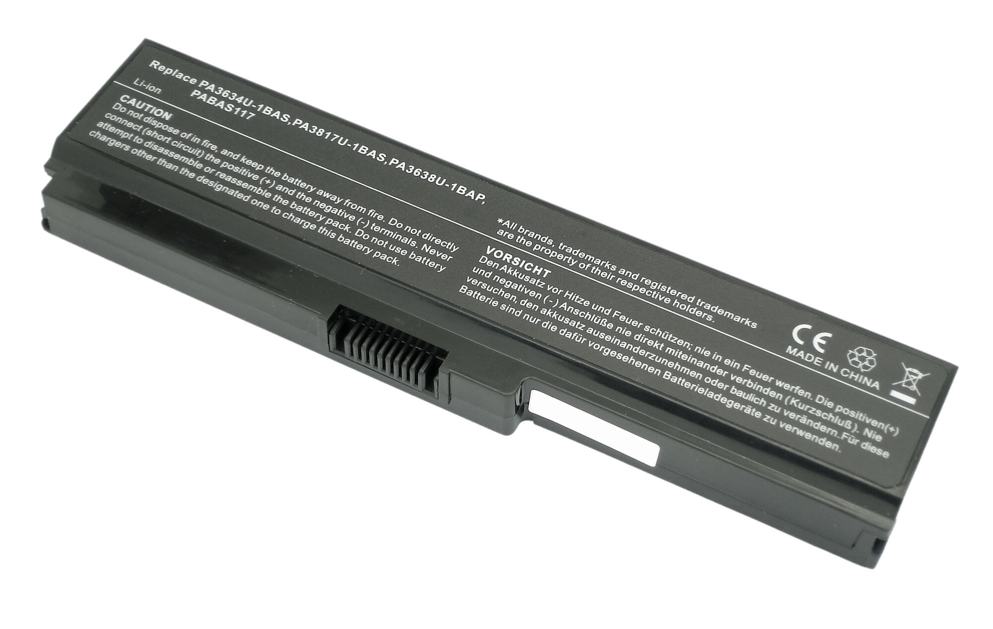 Аккумулятор OEM (совместимый с PA3634U-1BAS, PA3635U-1BRS) для ноутбука Toshiba C650 10.8V 4400mAh черный
