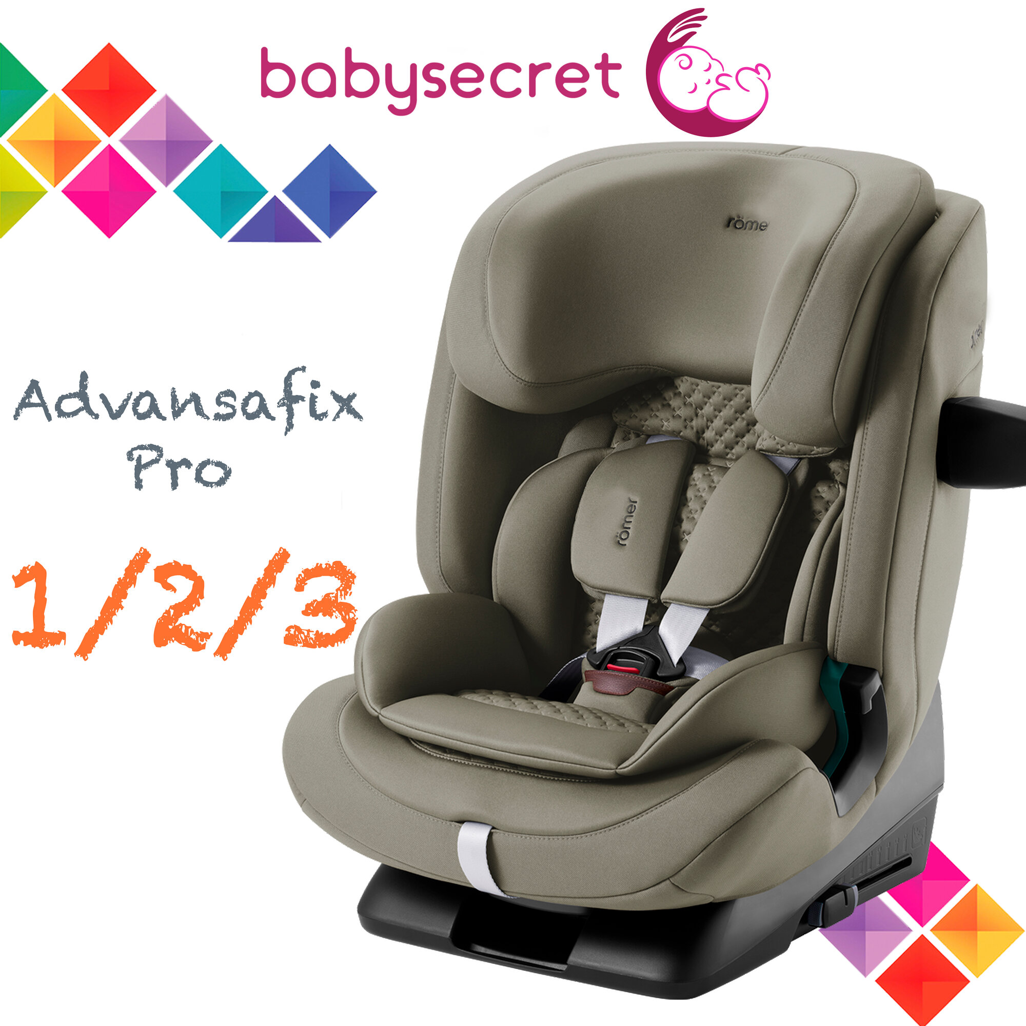Автокресло детское Britax Roemer ADVANSAFIX PRO LUX urban olive Группа 1/2/3