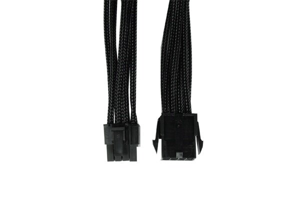 Удлинитель GELID Solutions 8-pin на 6+2-pin PCI-E , 30см, индивидуальная оплетка, черный CA-8P-05