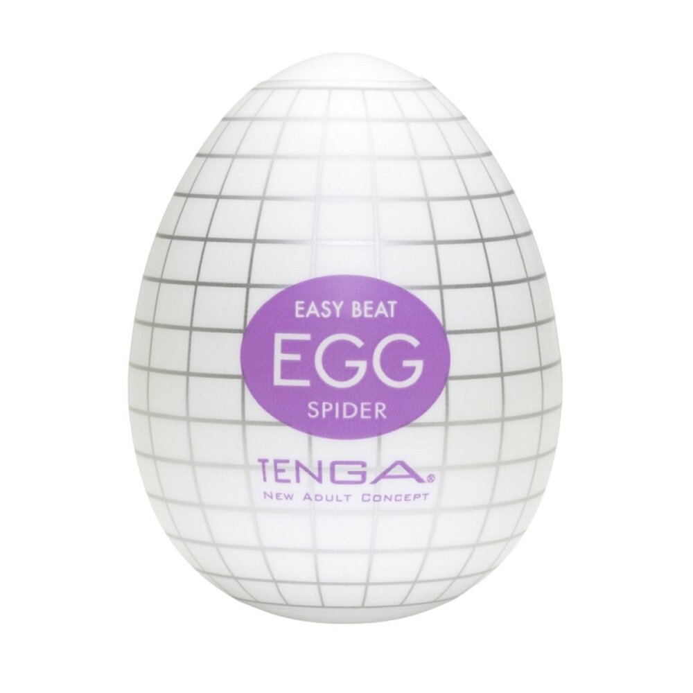 Мастурбатор-яйцо «Tenga Egg SPIDER» с рельефной поверхностью похожую на паутину