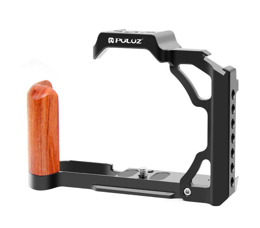 Клетка Puluz PU3112B Wood Handle Camera Cage для Nikon Z fc, черная