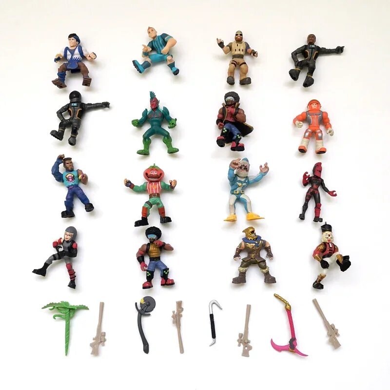 Фигурки Fortnite, 5 шт. без оружия, Цвет: 5Pcs No Weapon
