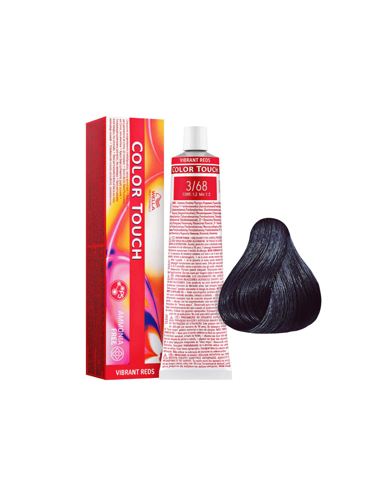 Wella Color Touch 3/68 - Тонирующая краска без аммиака темный шатен фиолетово-жемчужный 60 мл