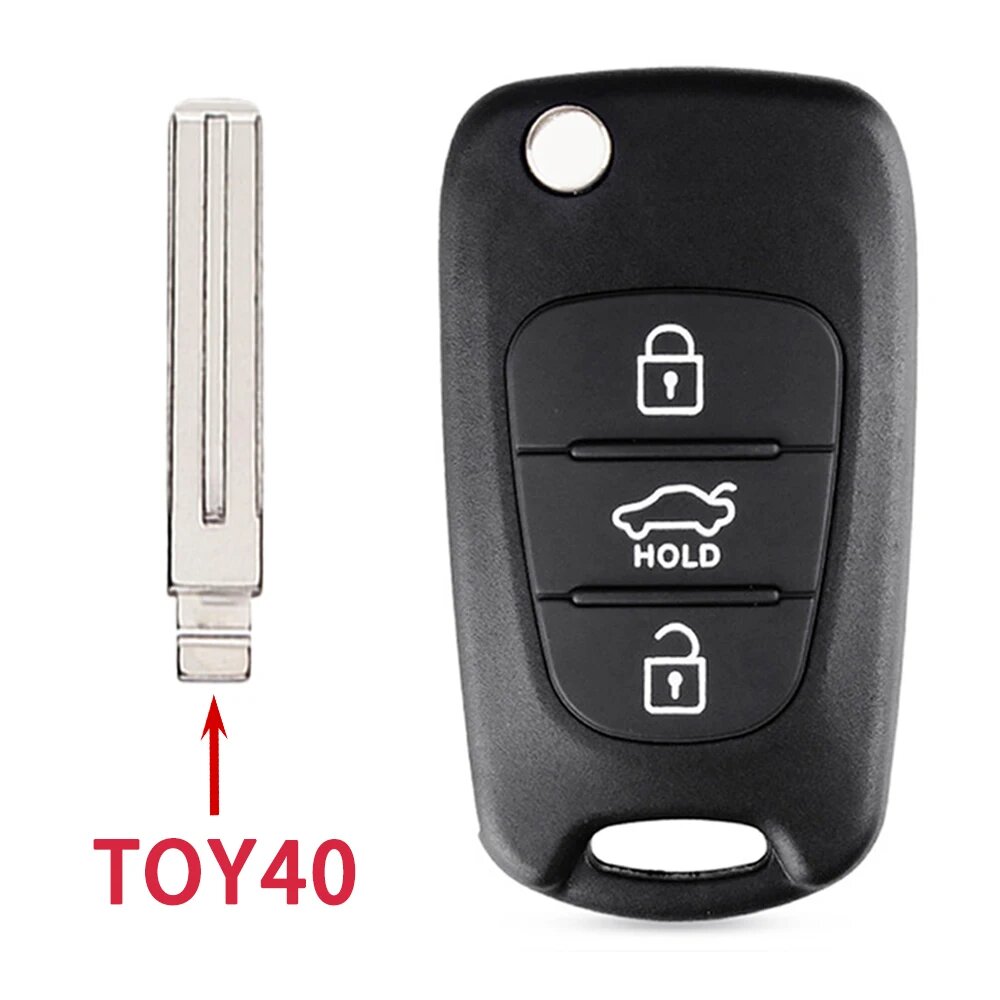 YOCASTY флип-чехол с дистанционным управлением для автомобиля, чехол для Kia K2 K5 Rio 3 Picanto Ceed Cerato Sportage для Hyundai I20 I30 IX35 I35 HOLD-TOY40, For Kia