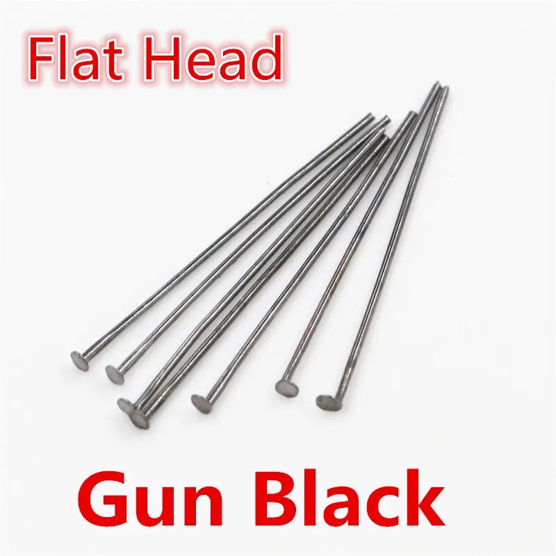 Серые иглы Flat-Gun Black 50 мм