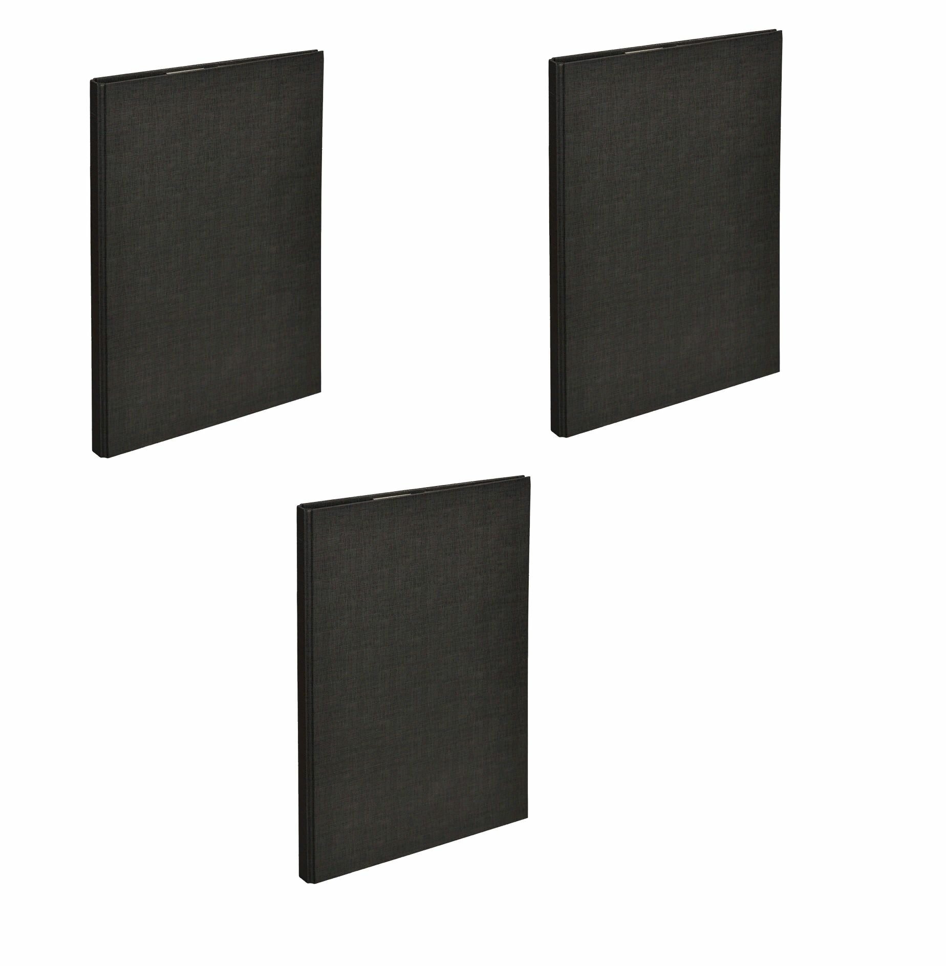 Attache Папка-планшет для бумаг A4 черный с верхней створкой, 3 уп