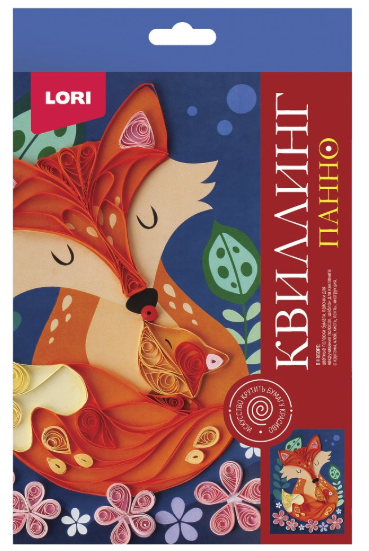 Набор для творчества(Лори) Квиллинг Панно Лисичка (Квл-040) 3+