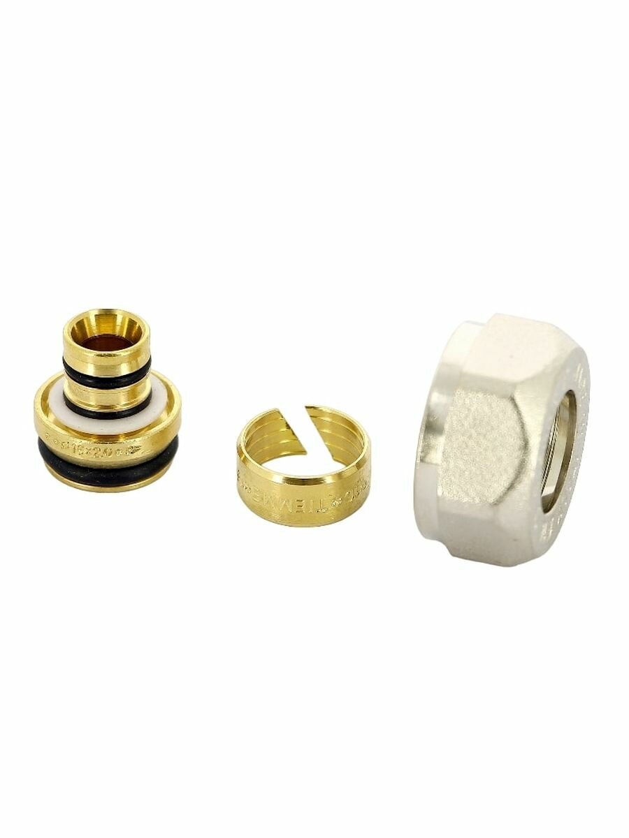 Соединитель обж. Tiemme 16(2,0)х1/2" для коллекторов 1440001(1635N001604)